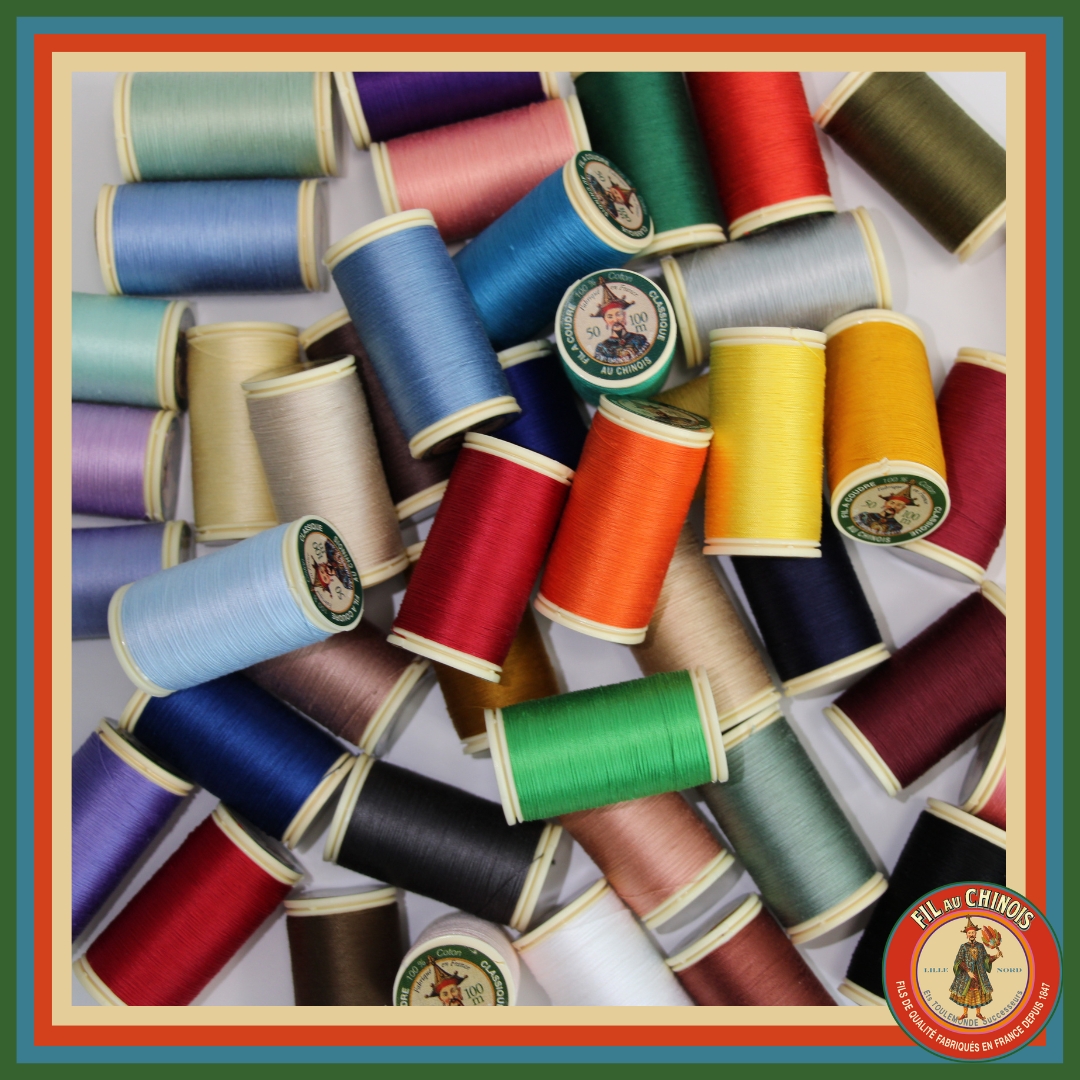 Fil à coudre en Coton 100% - Fil au Chinois
